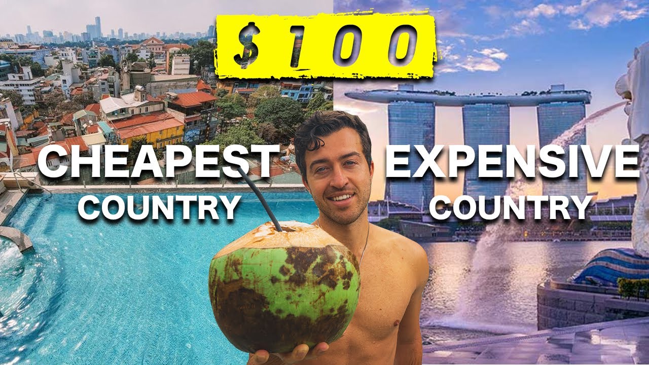 $100 in the world’s cheapest country vs. most expensive country