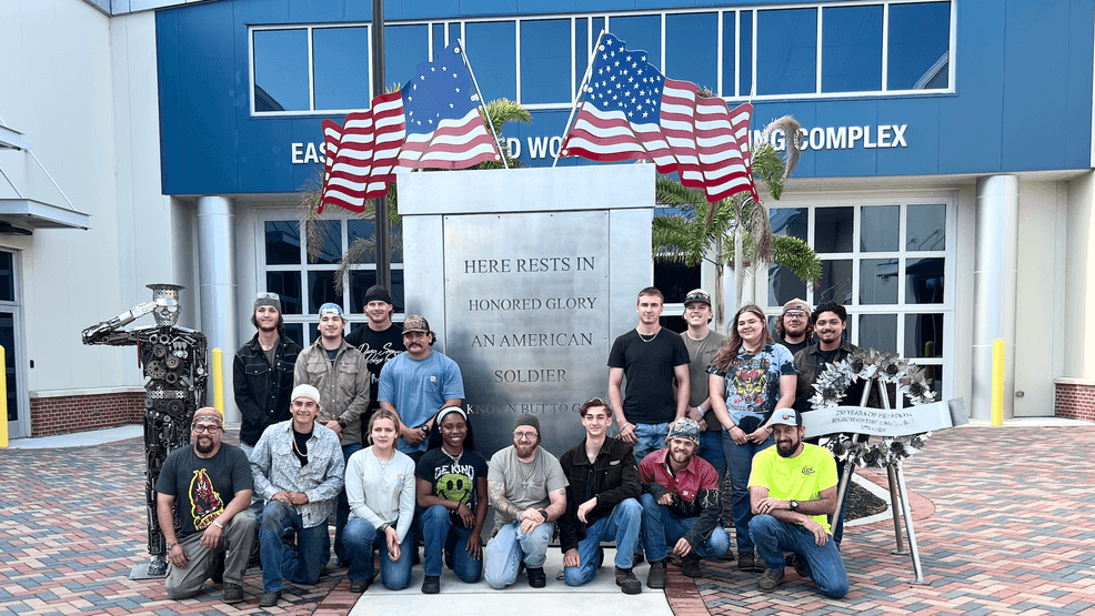 Local welding students honor America’s 250th anniversary with steel and ...