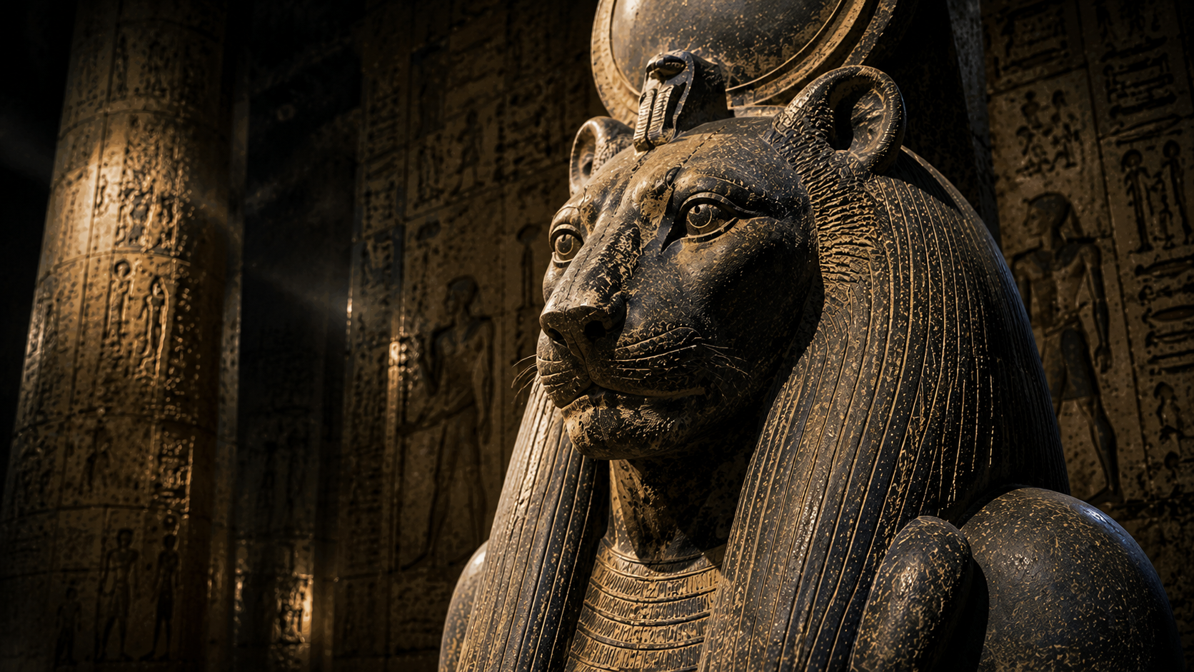 Everyone entered the temple... then the statue started watching them ...