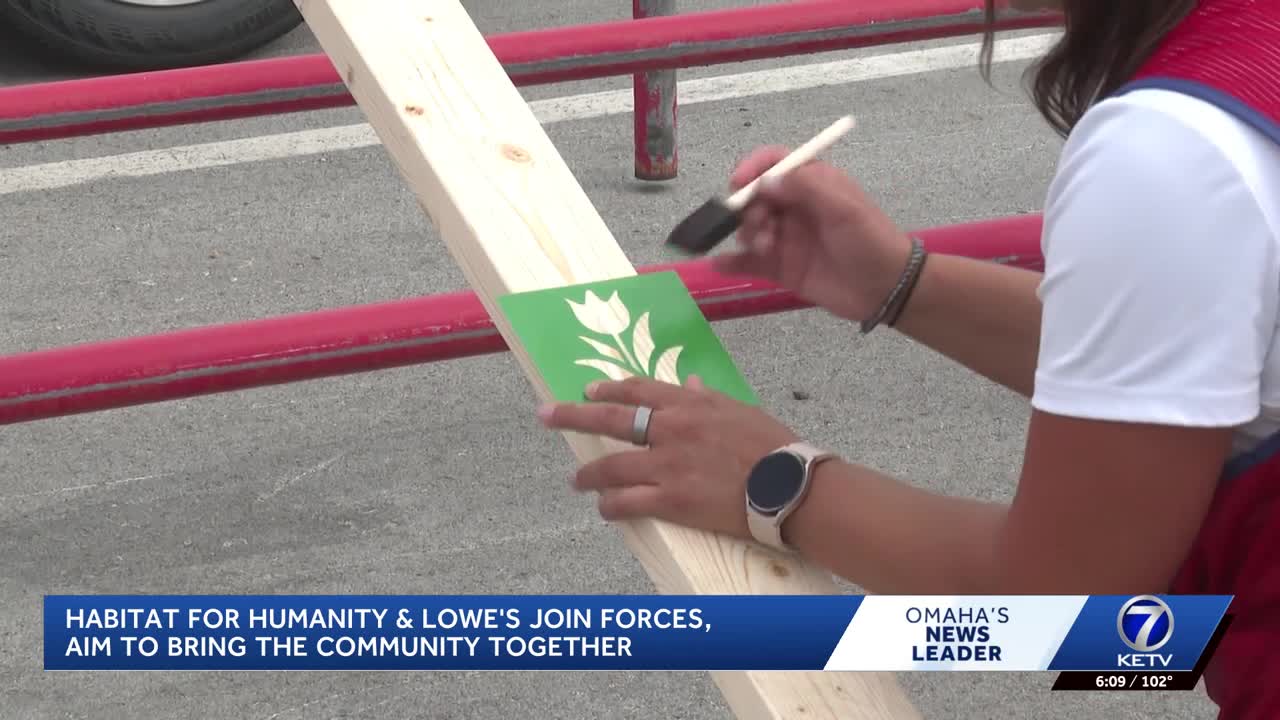 Habitat for Humanity and Lowe's bring community event to Omaha