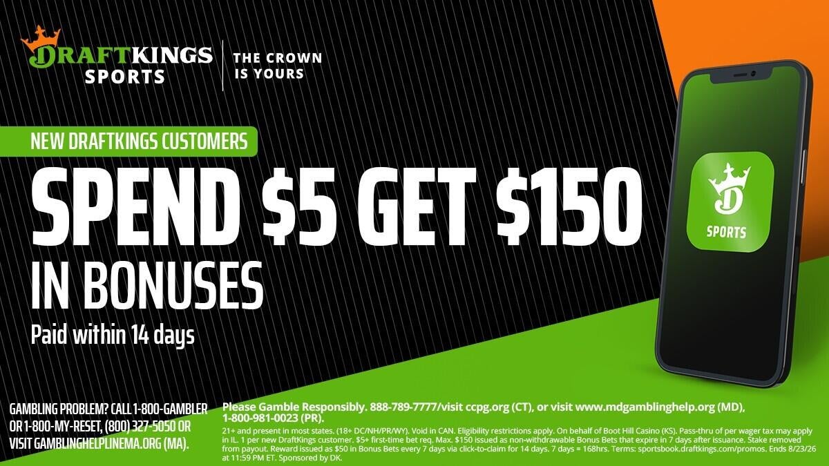 Use DraftKings promo code to get $150 in bonus bets by targeting ...