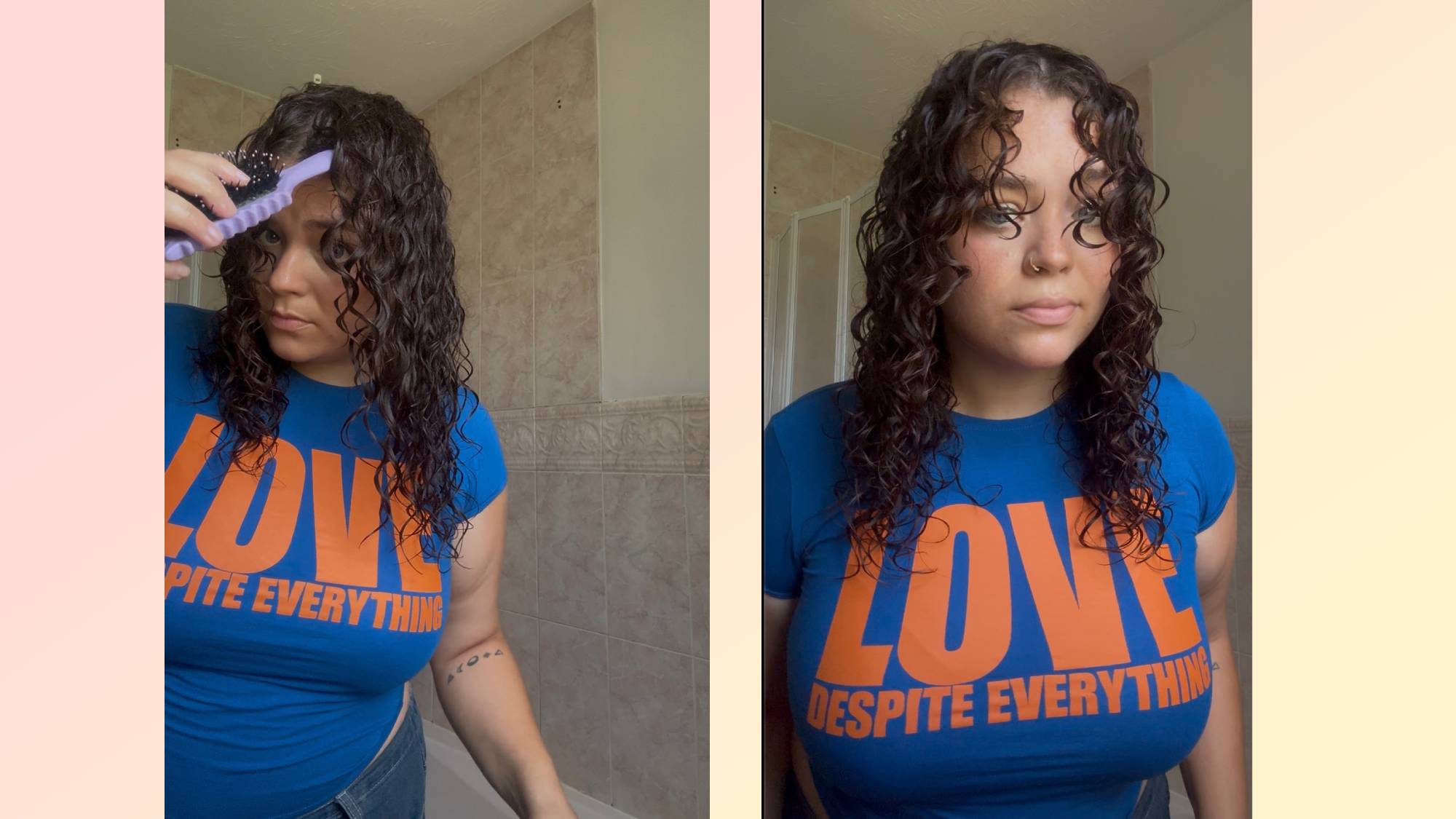 I cut my curly hair routine from 2 hours to 20 minutes. Try this 'lazy ...