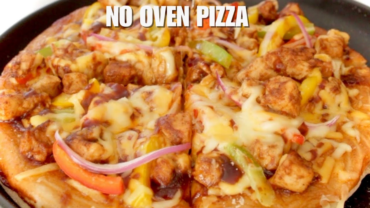 No Oven Pan Pizza Homemade Easy Recipe