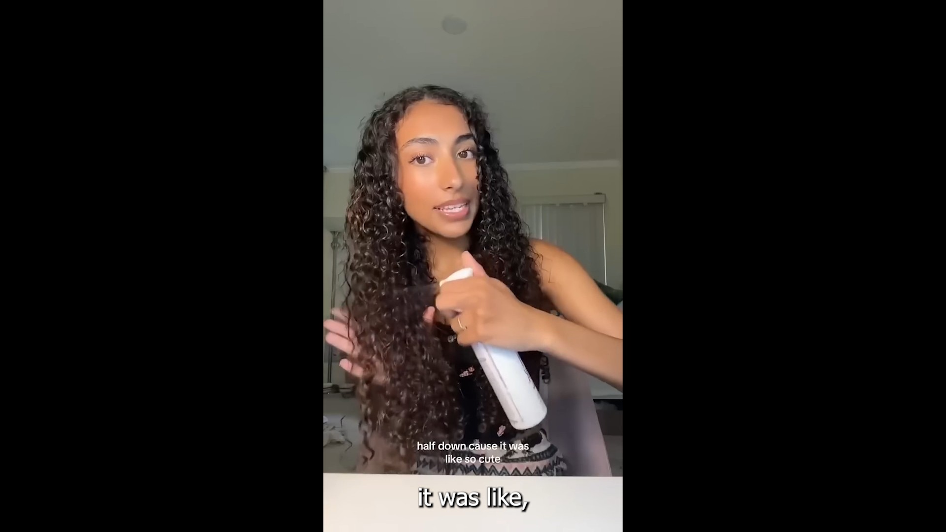 Curly hair GRWM and styling routine compilation