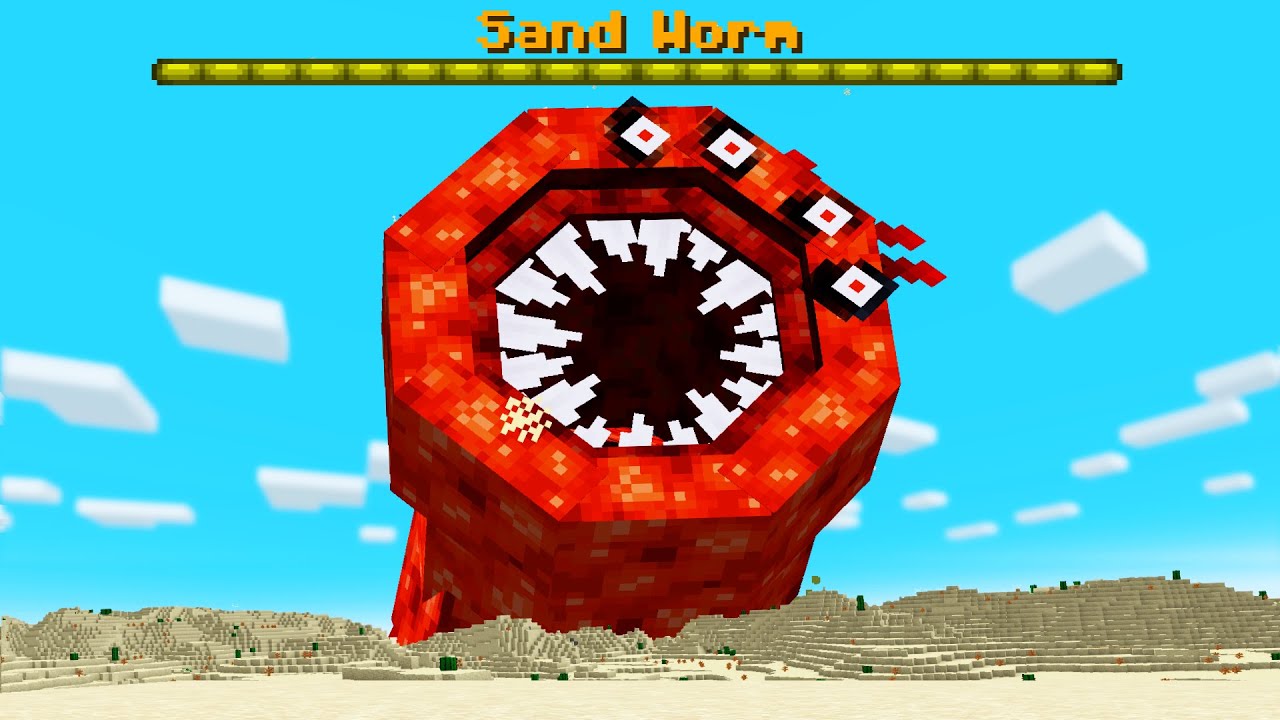 Minecraft if there were desert boss mobs