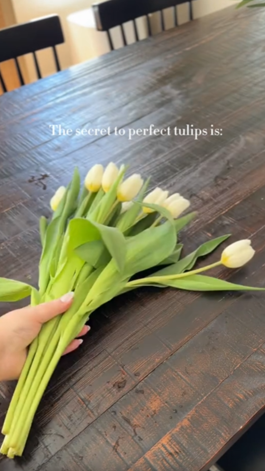 The simple flower hack for longer lasting tulips