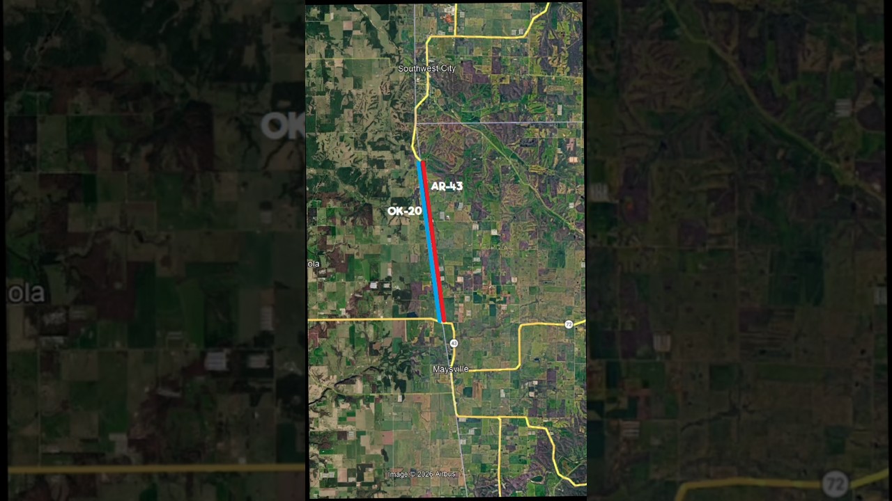America's only concurrent state highway #geography