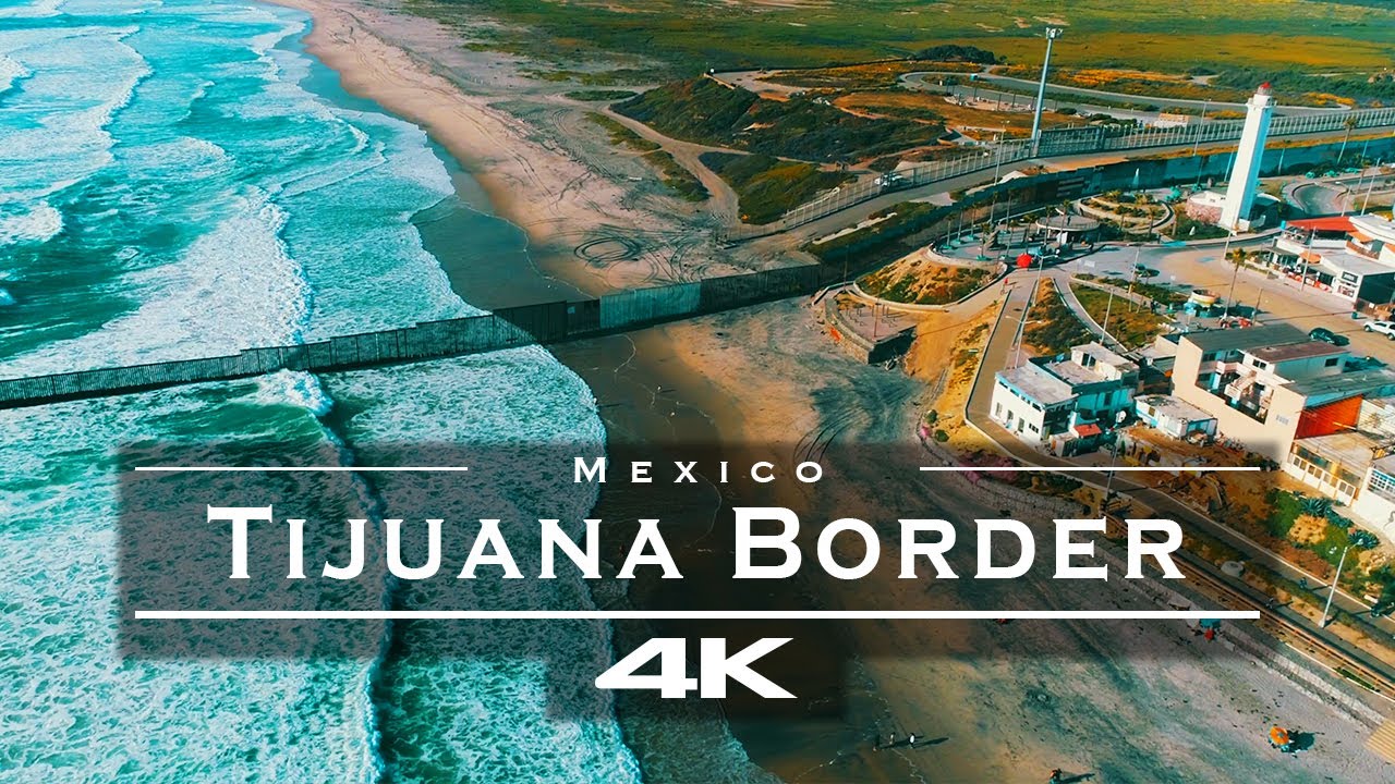 Tijuana border area revealed in stunning 4K drone views