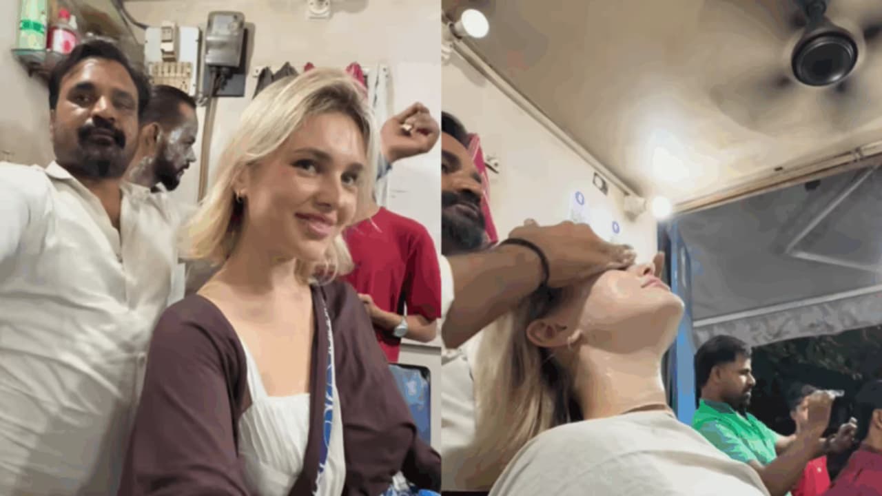 Russian woman gets US$1 facial at Delhi men's salon, viral video sparks ...