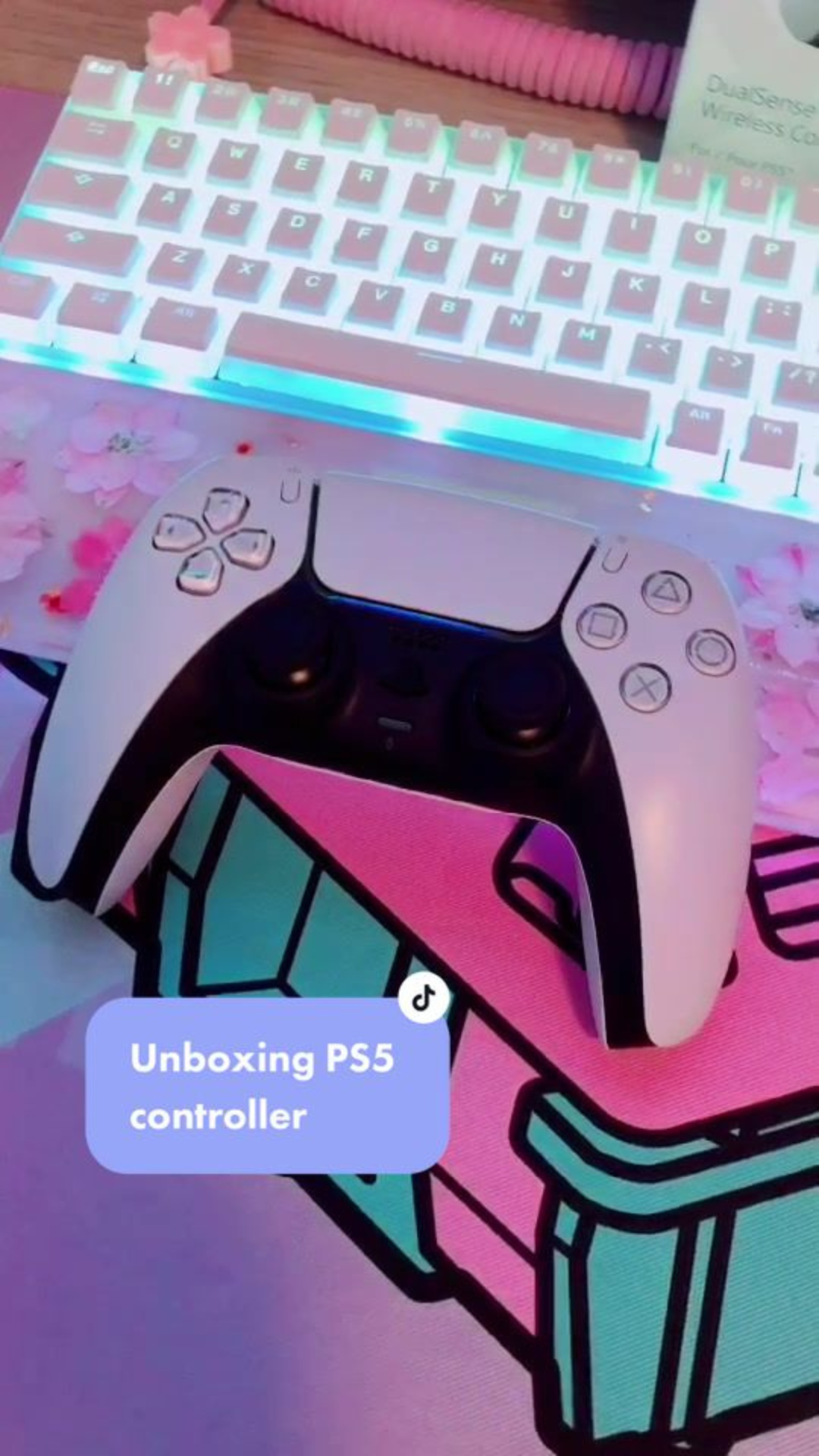 PS5 DualSense controller up close