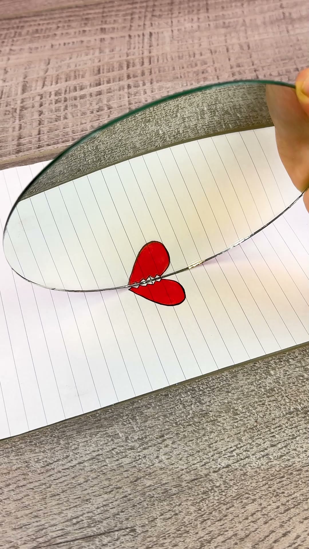 Fix a broken heart with a mirror! ️