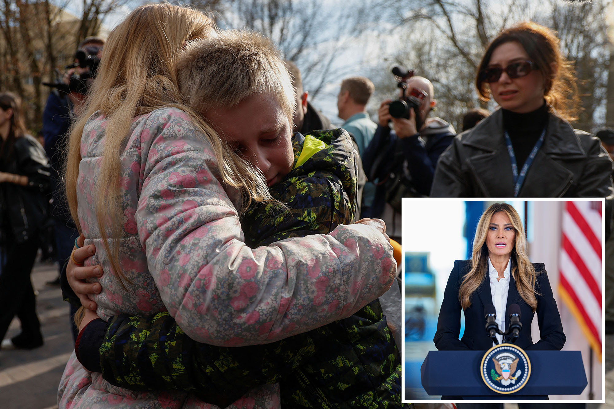 Five more Ukrainian, Russian kids reunited with their families, Melania ...