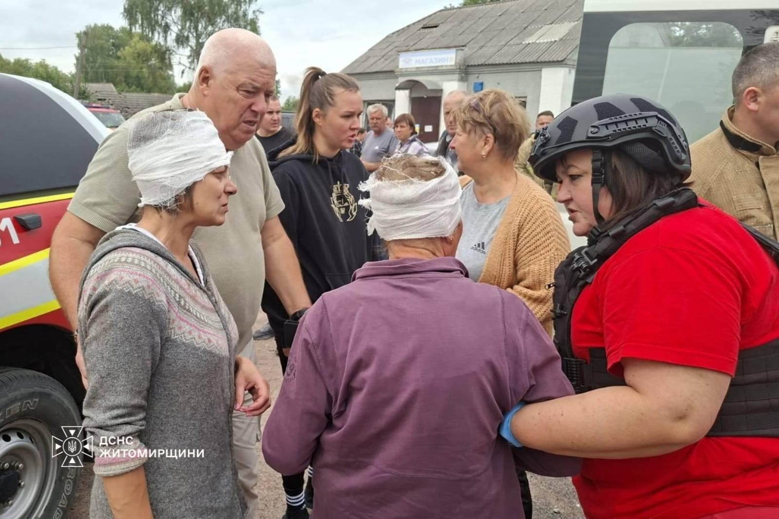 Russian strike damages homes and injures three children in Zhytomyr Oblast