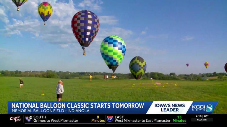 Schedule for 2026 National Balloon Classic in Indianola