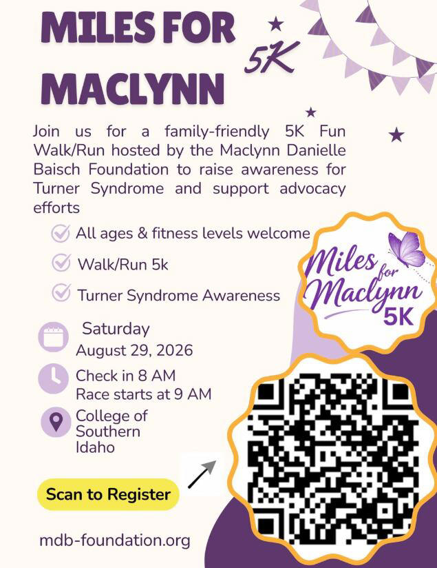 Twin Falls family hosts 5K to raise awareness about Turner syndrome