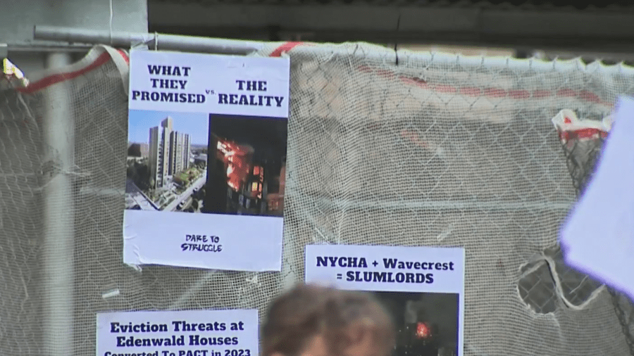 Tenants demand repairs at Bronx apartment following building explosion