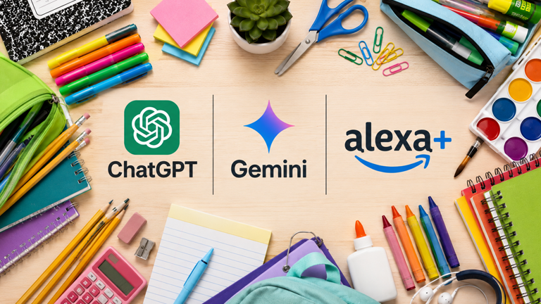 I let ChatGPT, Gemini, and Alexa shop my kids' back-to-school supplies ...