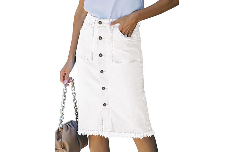 11 petite-friendly midi skirts that’ll make you look taller—without a ...