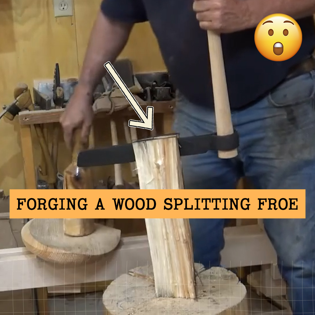 Making a froe with old-school soul