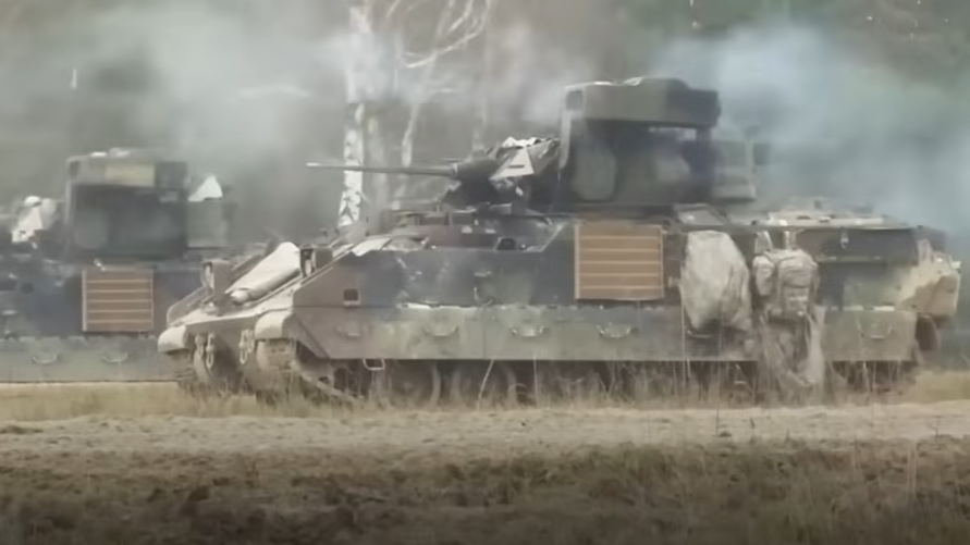 Watch Russia's tank hit America's M2 Bradley… the crew didn't even feel it
