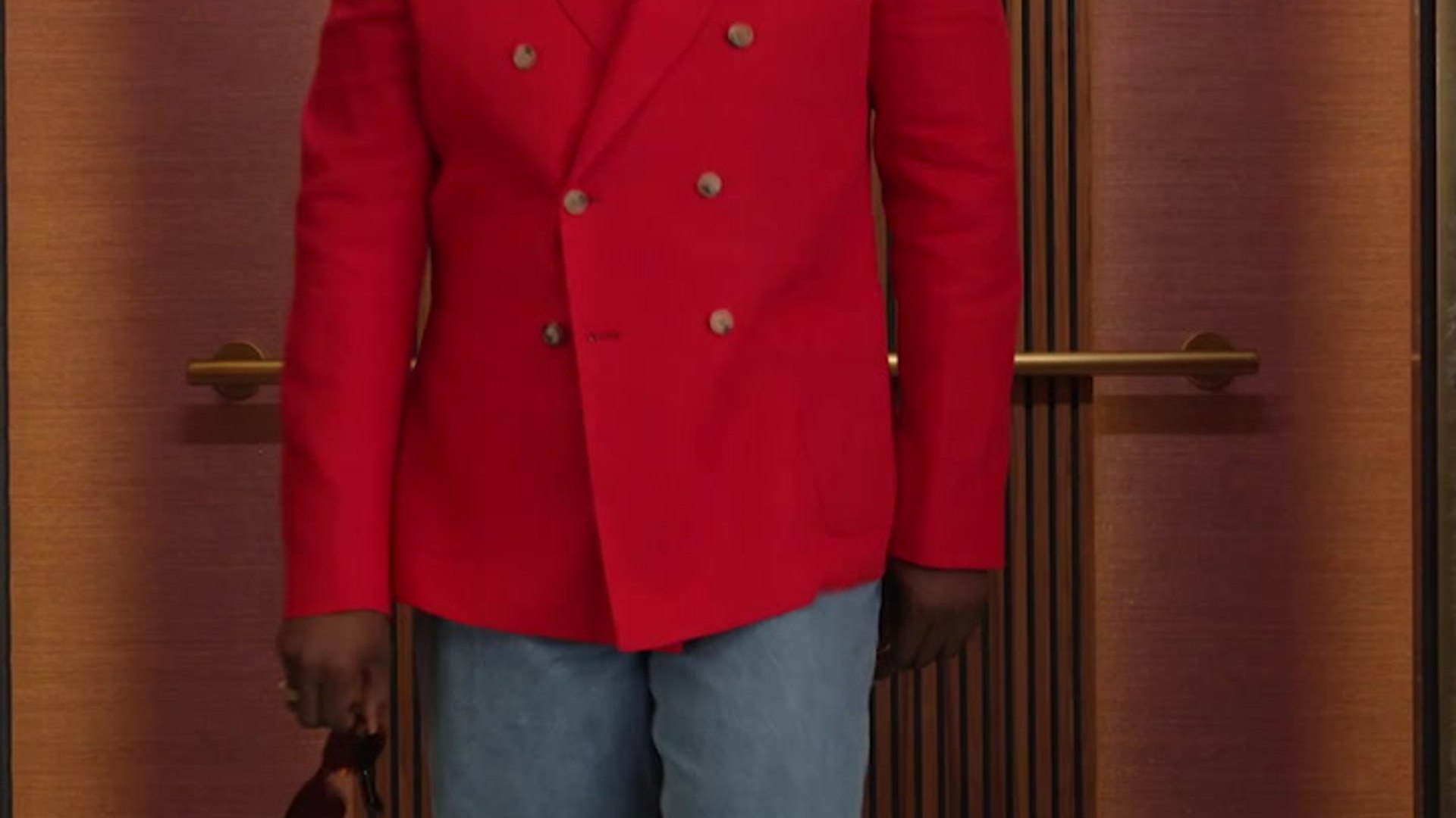 Tramell Tillmans Elevator Pose