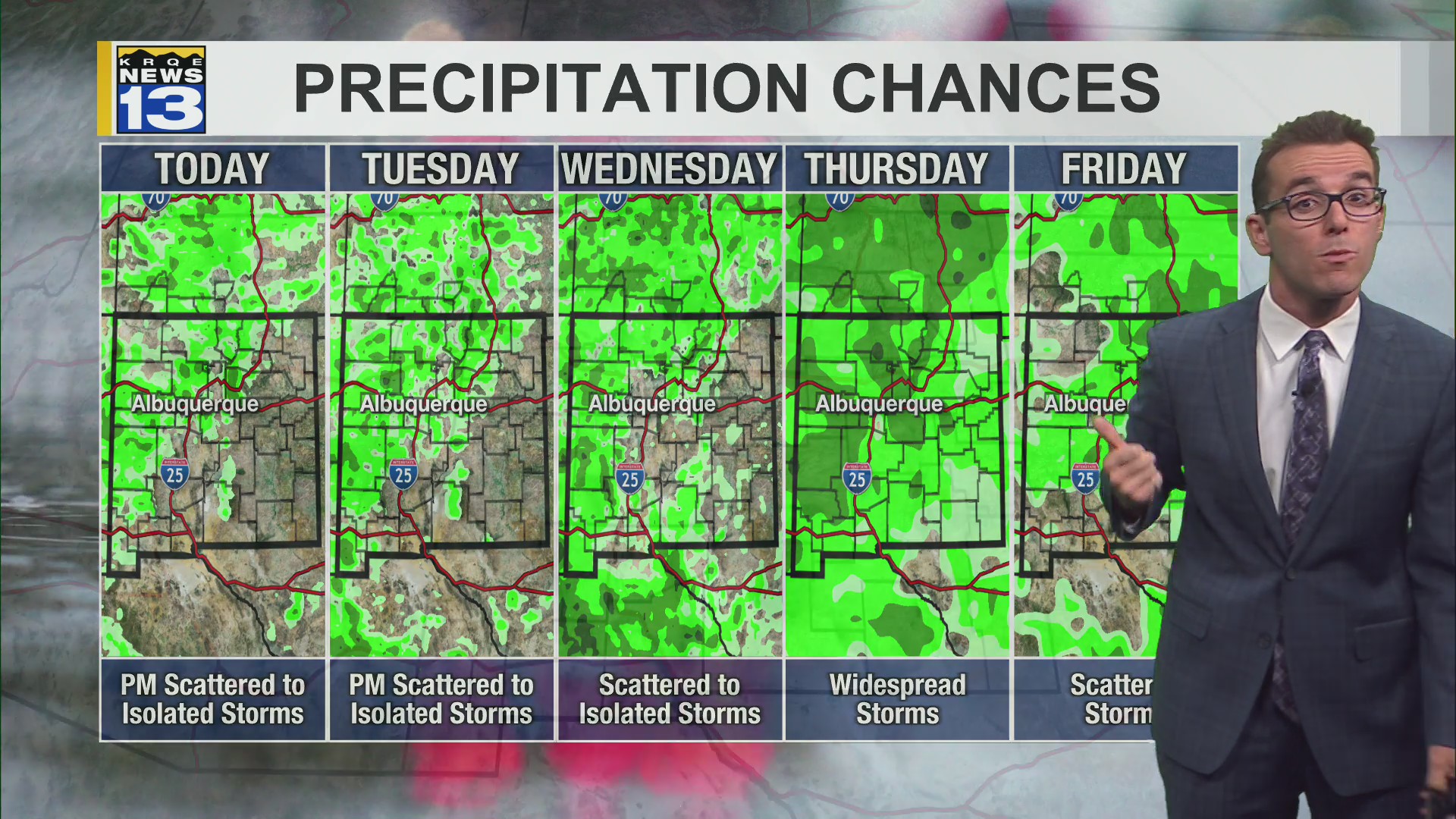 Short-term record heat before more rain