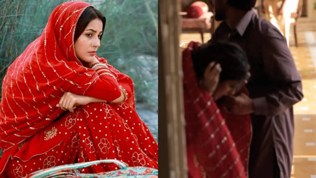 Shehnaaz Gill accidentally swallows nose ring on Ishqnama set - BTS ...