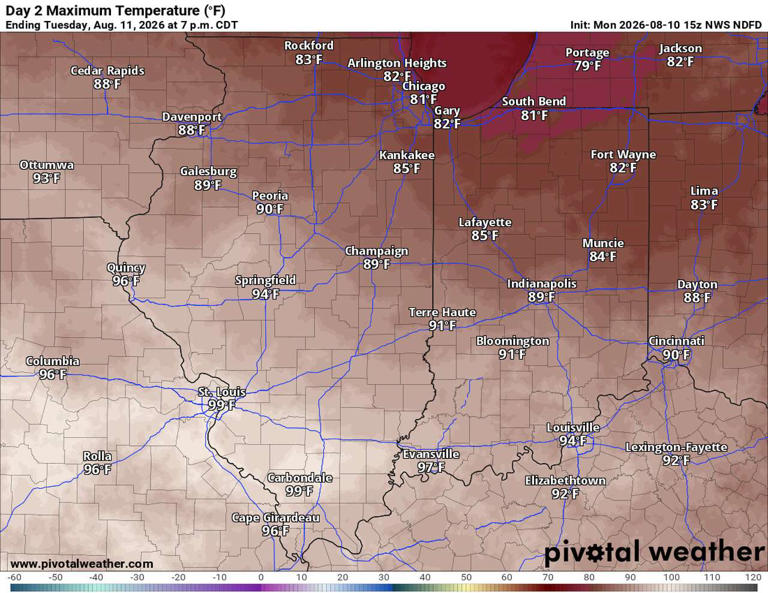 Extreme heat will keep St. Louis area under dangerous conditions ...