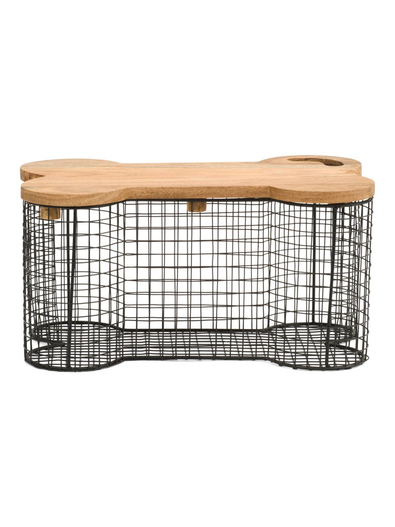 Marshalls' $25 bone-shaped storage bin makes dog toy cleanup stylish