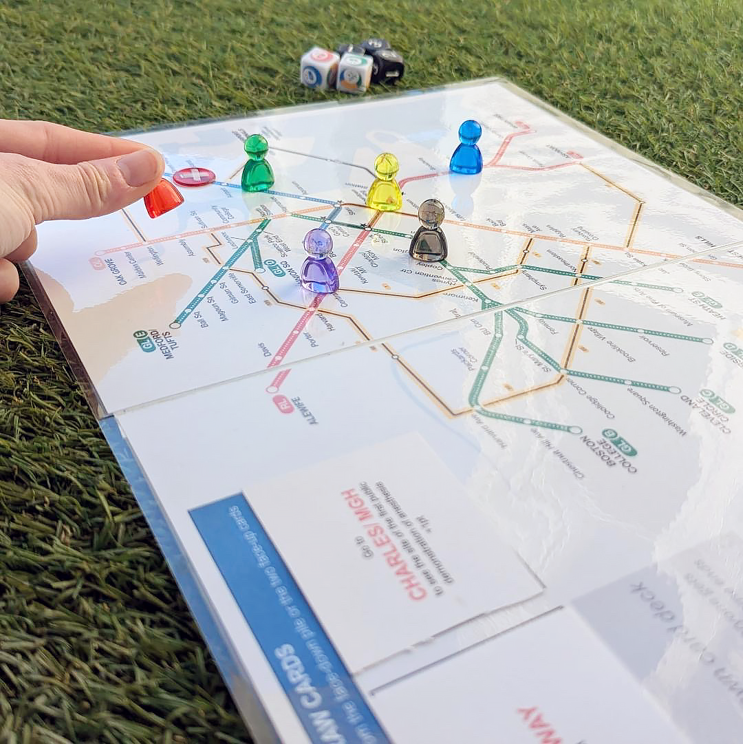 This new board game turns the MBTA experience into a game