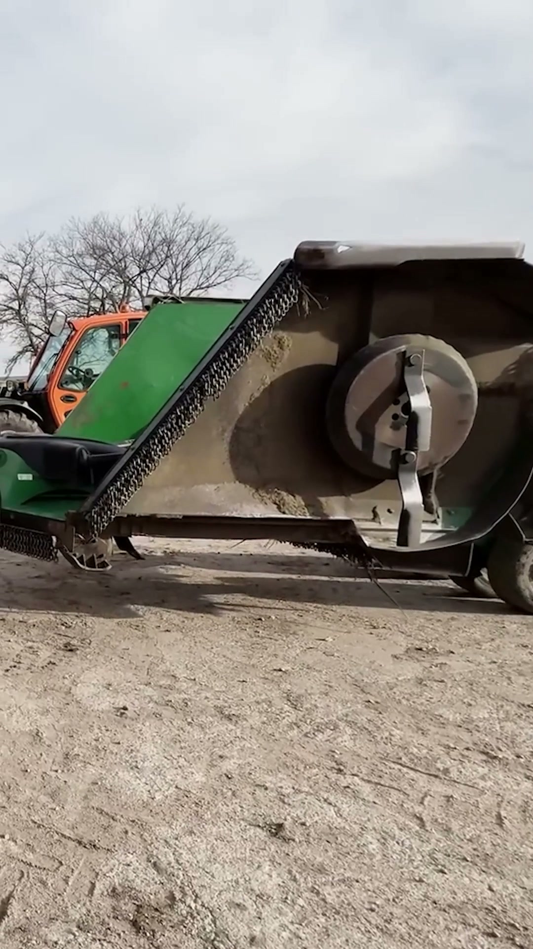 Moving big equipment on the farm