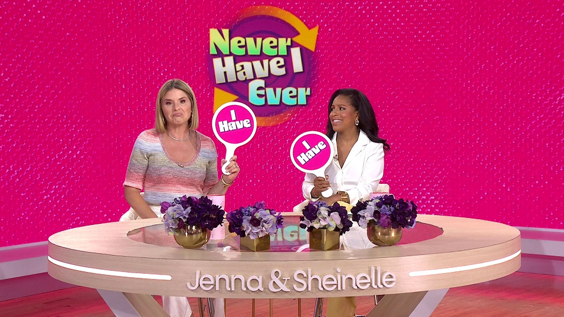 Jenna & Sheinelle play ‘Never Have I Ever’ with viewer questions