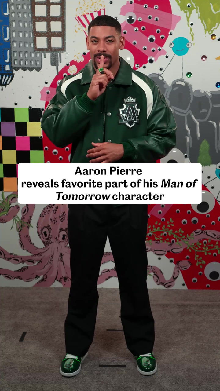 Aaron Pierre reveals favorite part of his ‘Man of Tomorrow’ character