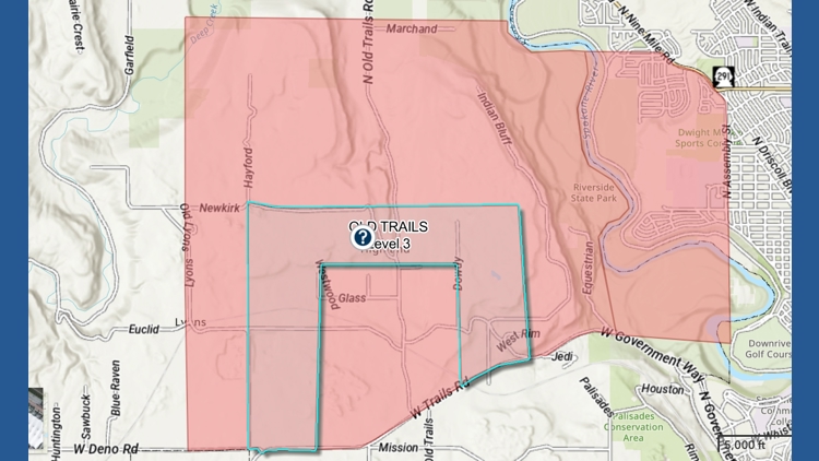 Old Trail Fire Sparks Level 3 Go Now Evacuations Near Airway Heights