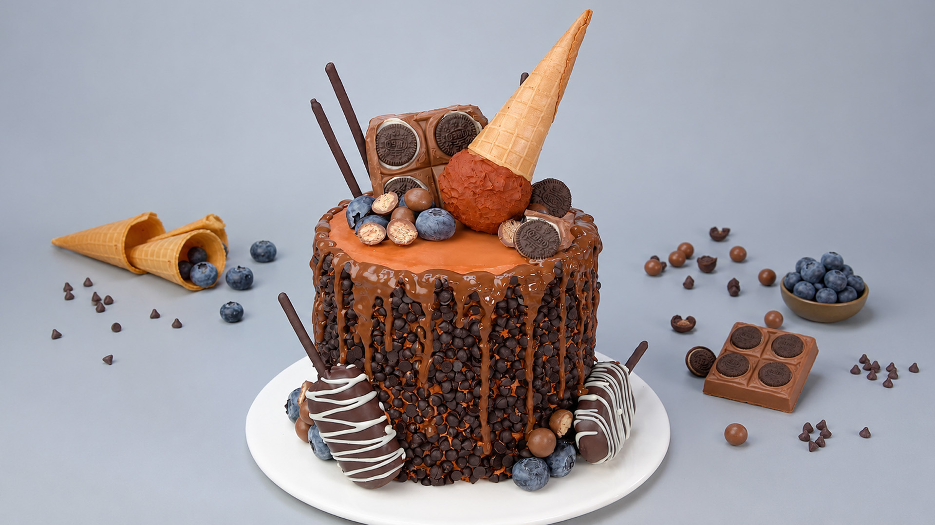Simple steps to bake a delicious chocolate cake