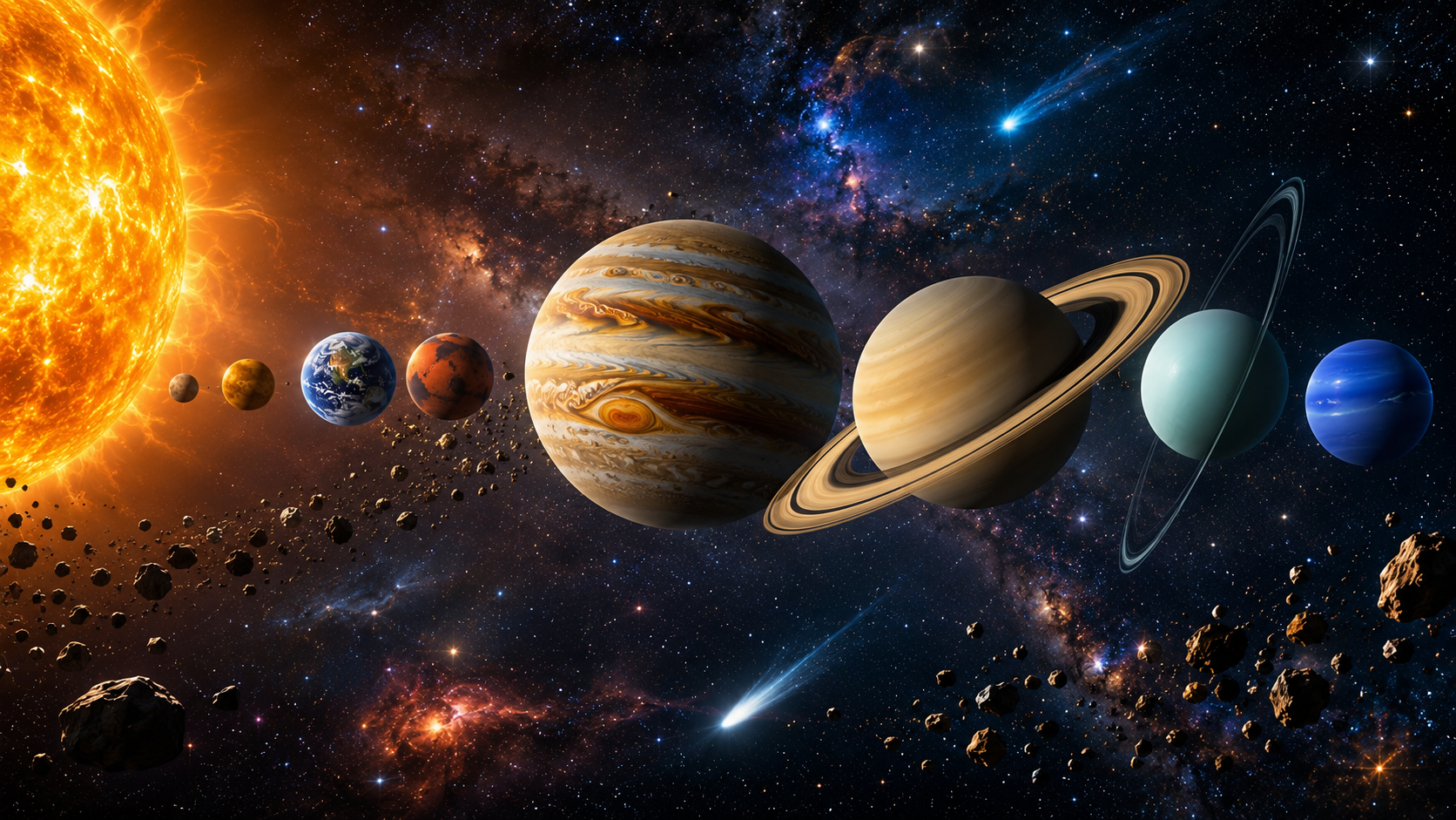 The solar system explained - planets, moons, and hidden wonders