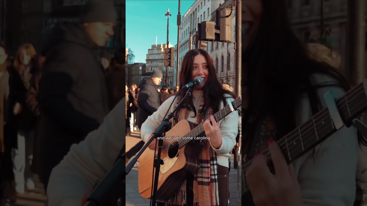 I busked Christmas songs on the streets!