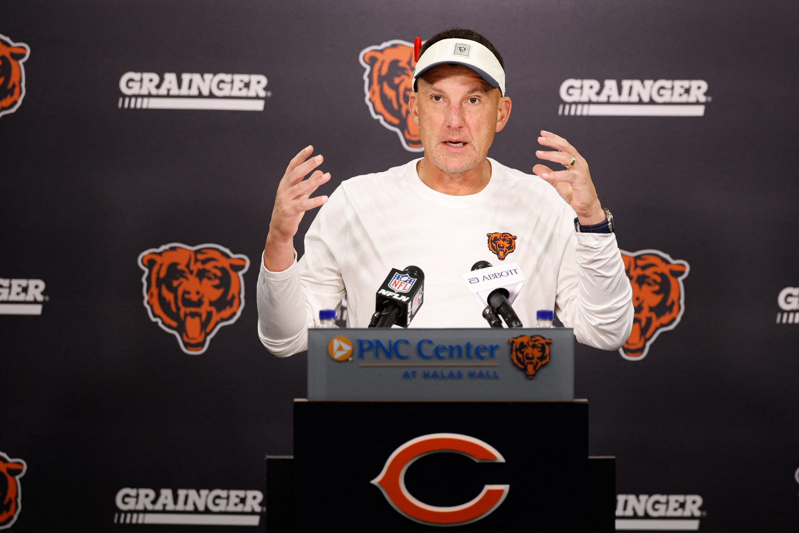 Dennis Allen's defense still struggling with speed at Bears training ...