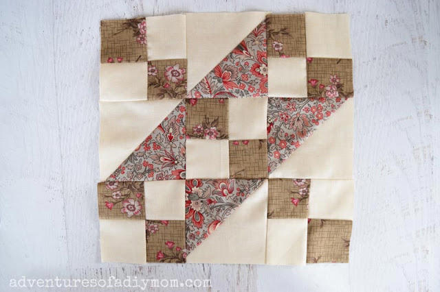 Jacob's ladder quilt block