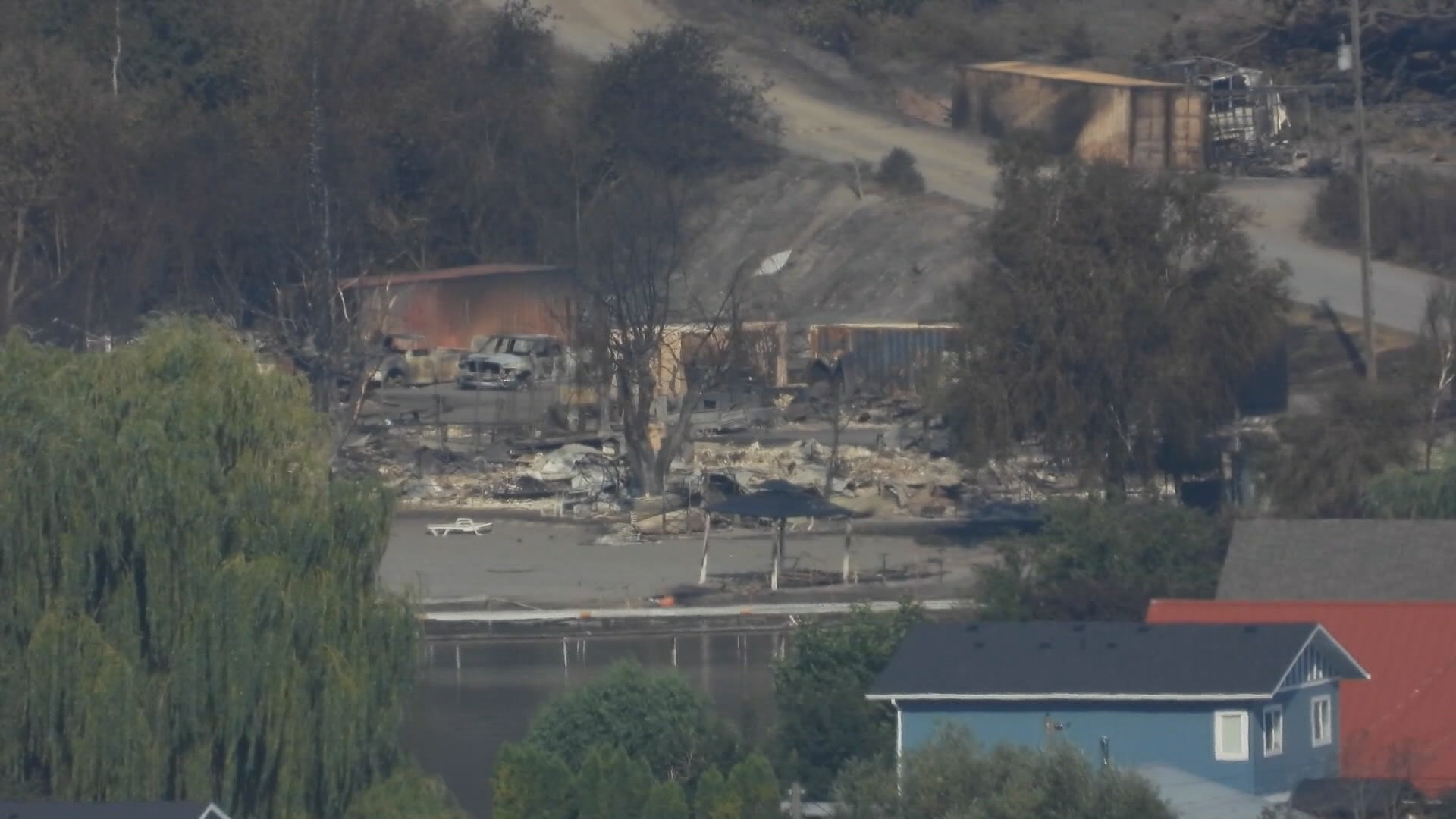 Bradley Creek wildfire evacuees