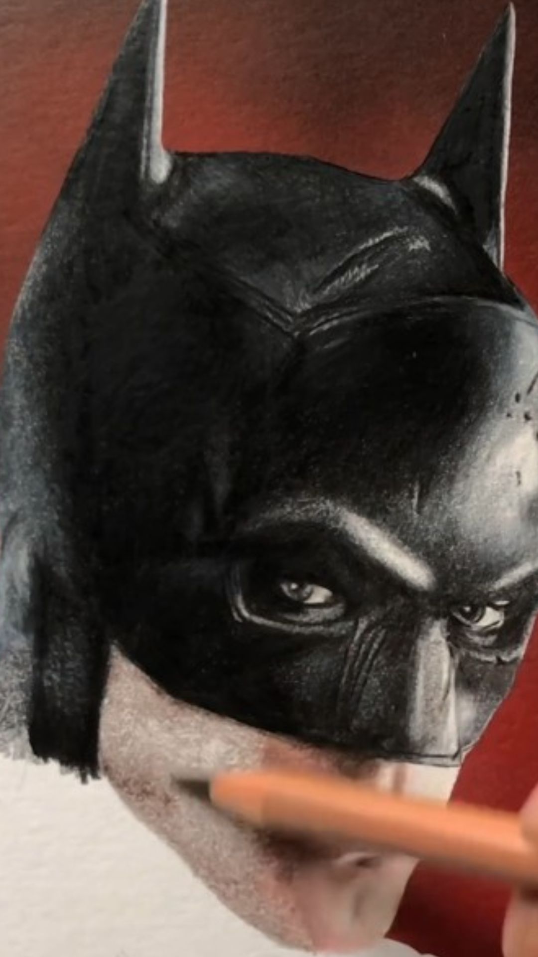The Batman comes to life in this amazing drawing time lapse