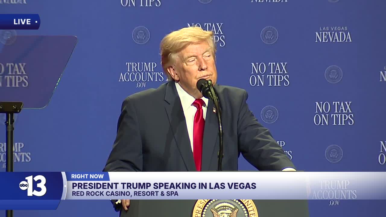 [Full speech] President Donald Trump speaks to supporters in Las Vegas