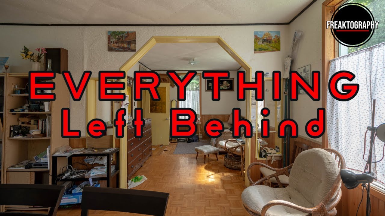 Exploring an abandoned time capsule house