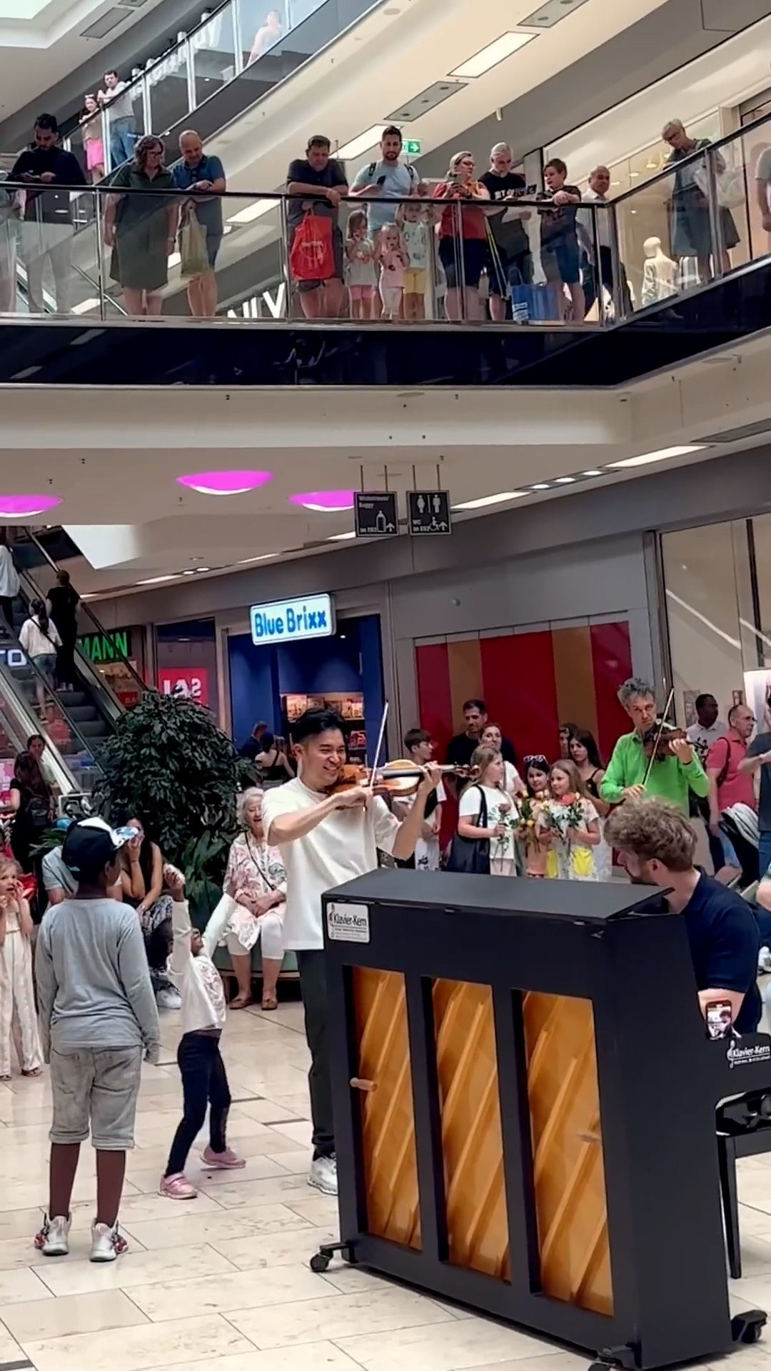 An entire orchestra joined my piano performance
