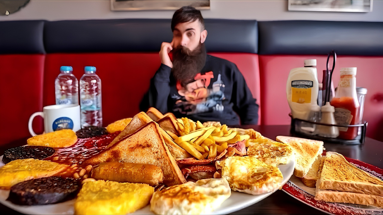 The monster mega breakfast challenge | The chronicles of beard ep.95 ...