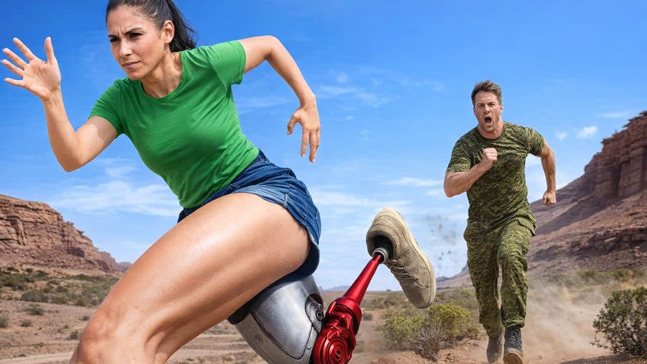 She dominated the Army Combat Fitness Test with a prosthetic leg, then ...