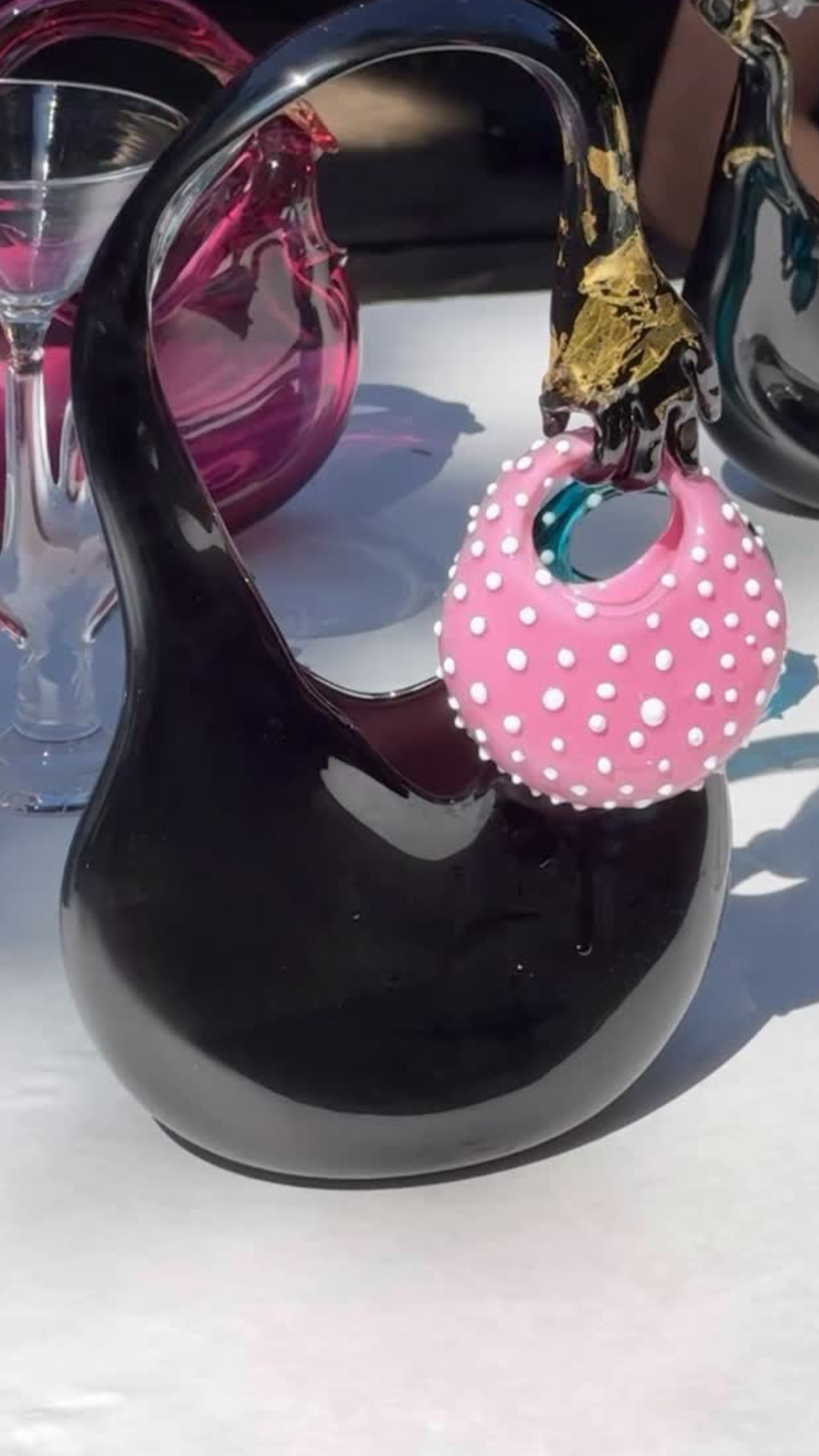 Glass art turns motherhood into visual form