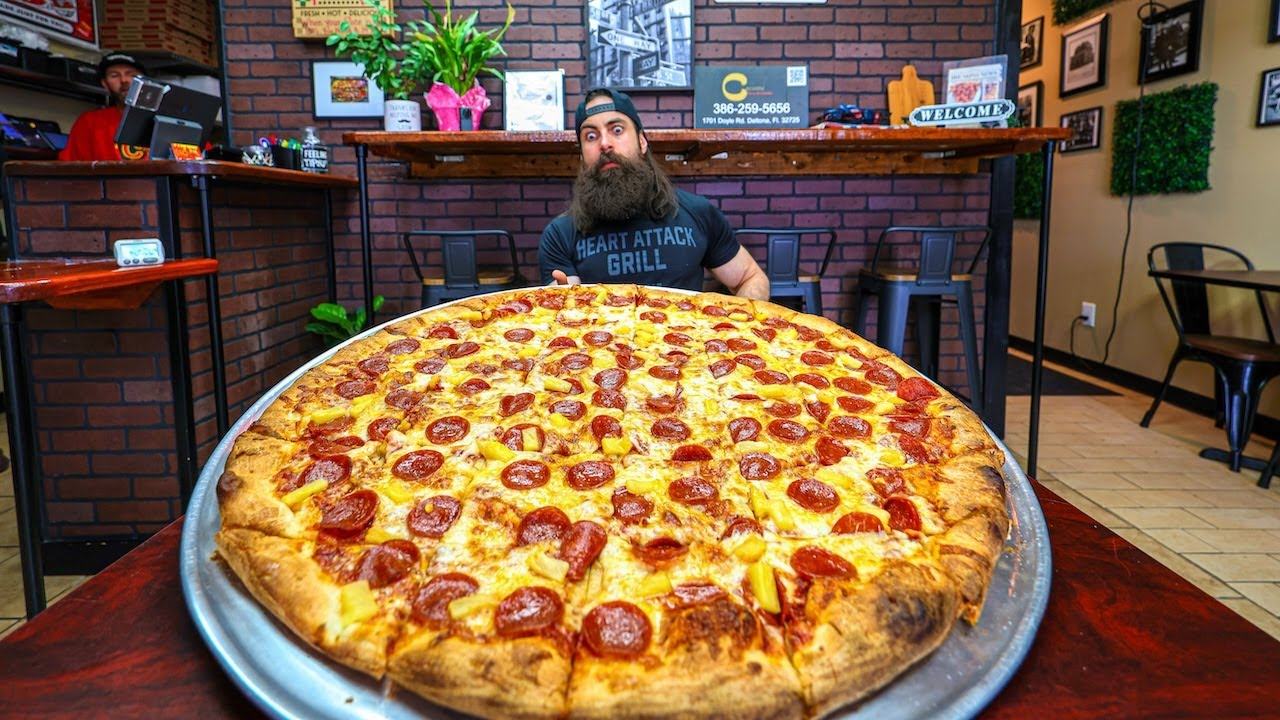 This pizza challenge in Florida has only been beaten once | BeardMeatsFood