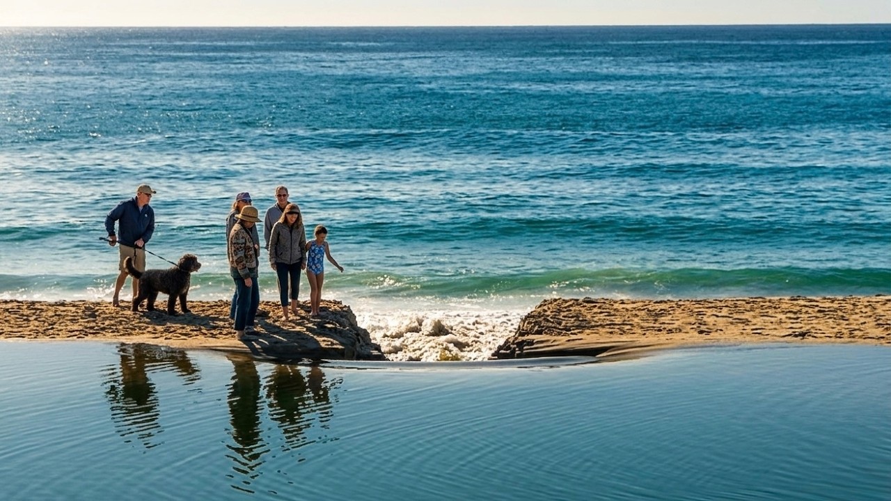 Before, During, and After River Connects to Ocean