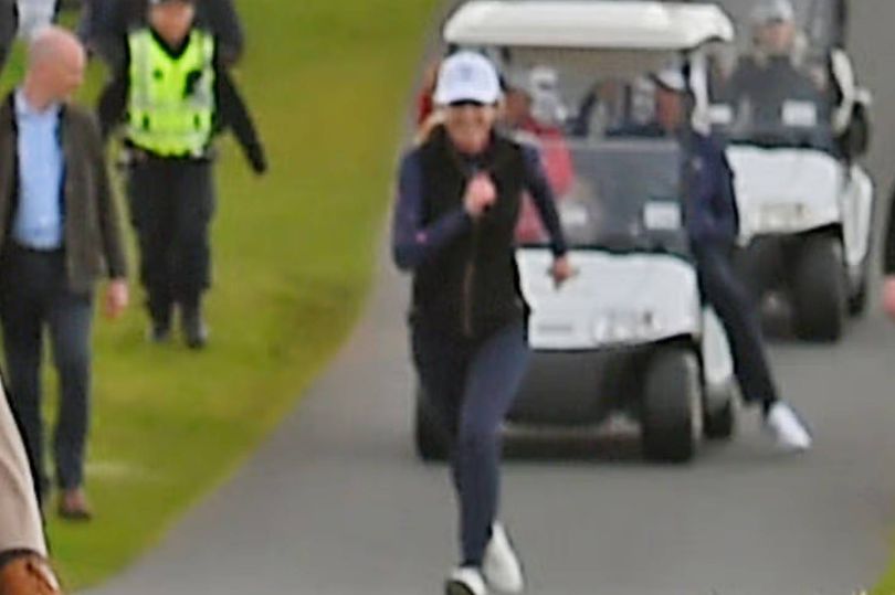 Natalie Harps Viral Golf Cart Chase Earns Trump Aide A New Nickname 7481